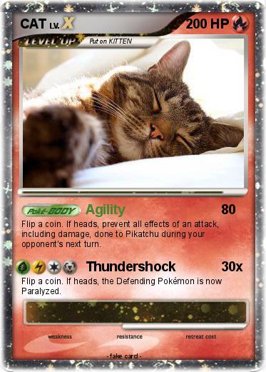 Pokémon CAT 3030 3030 - Agility - My Pokemon Card
