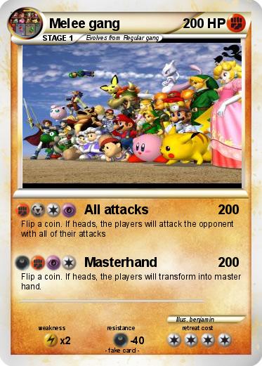 Pokémon Melee gang - All attacks - My Pokemon Card