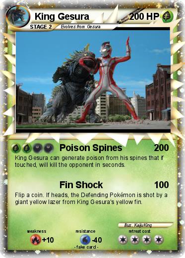 Pokémon King Gesura - Poison Spines - My Pokemon Card