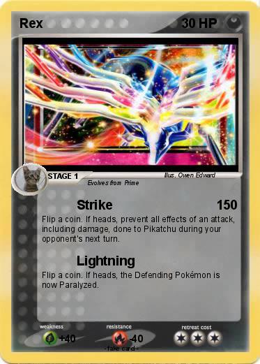 Pokémon Rex 550 550 - Strike - My Pokemon Card