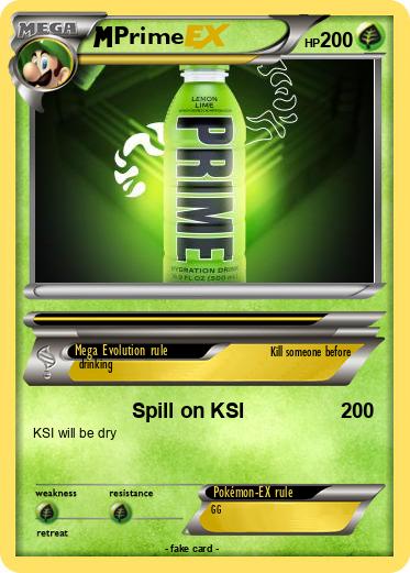 Pokémon Prime 393 393 - Spill on KSI - My Pokemon Card