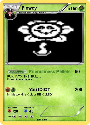 Pokémon Flowey 7 7 - Friendliness Pellets - My Pokemon Card
