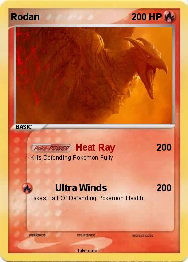 Pokémon Rodan 109 109 - Heat Ray - My Pokemon Card