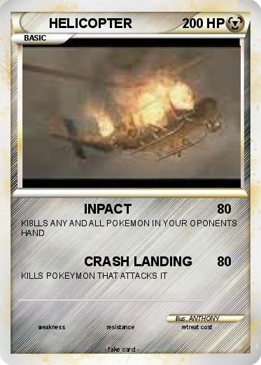Pokémon HELICOPTER 14 14 - INPACT - My Pokemon Card