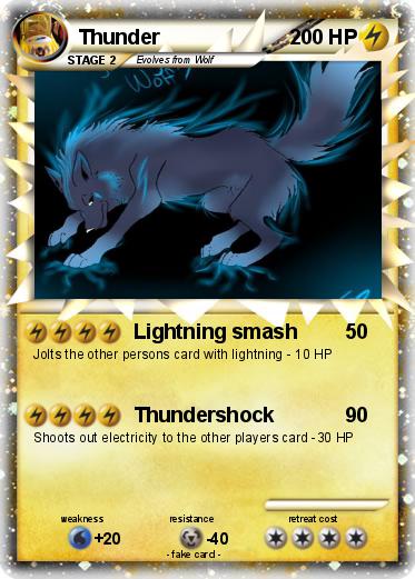 Pokémon Thunder 1209 1209 - Lightning smash - My Pokemon Card