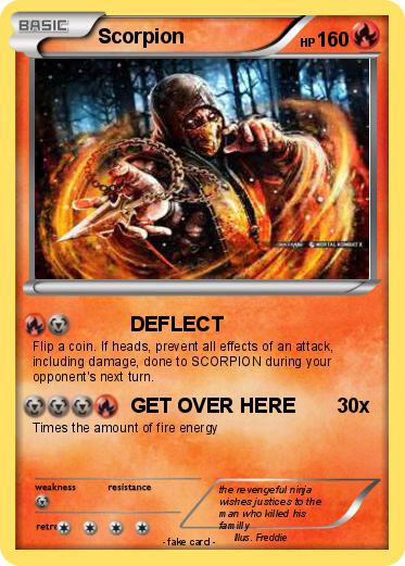 Pokémon Scorpion 950 950 - DEFLECT - My Pokemon Card