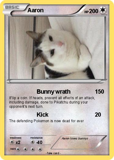 Pokémon Aaron 461 461 - Bunny wrath - My Pokemon Card