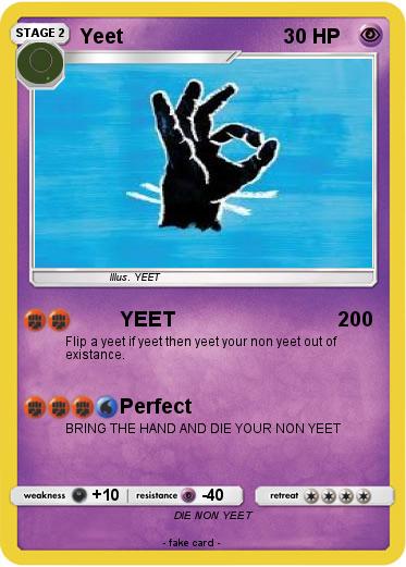Pokémon Yeet 114 114 - YEET - My Pokemon Card