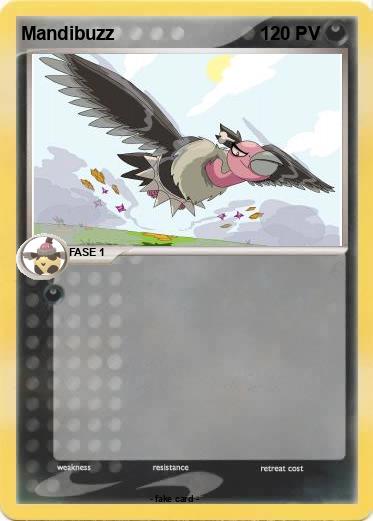 Pokémon Mandibuzz 21 21 - Mi carta pokémon