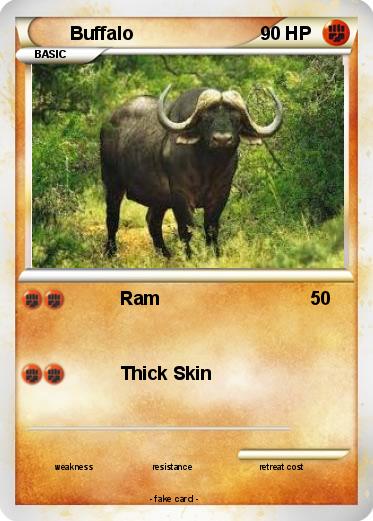 Pokémon Buffalo 28 28 - Ram - My Pokemon Card