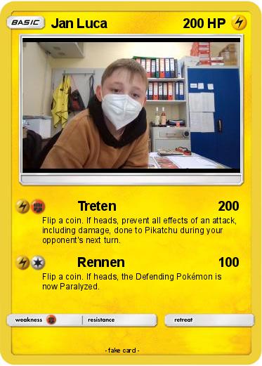 Pokémon Jan Luca 3 3 - Treten - My Pokemon Card
