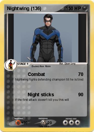 Pokémon Nightwing 136 136 - Combat - My Pokemon Card