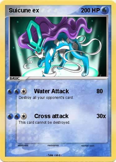 Pokémon Suicune ex 48 48 - Water Attack - My Pokemon Card