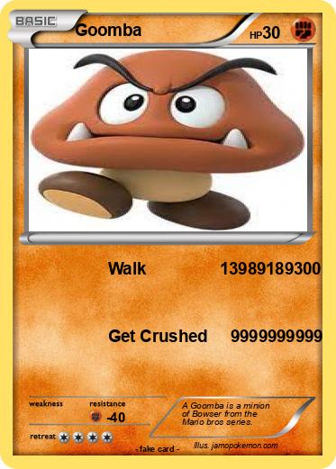 Pokémon Goomba 888 888 - Walk 13989189300 - My Pokemon Card