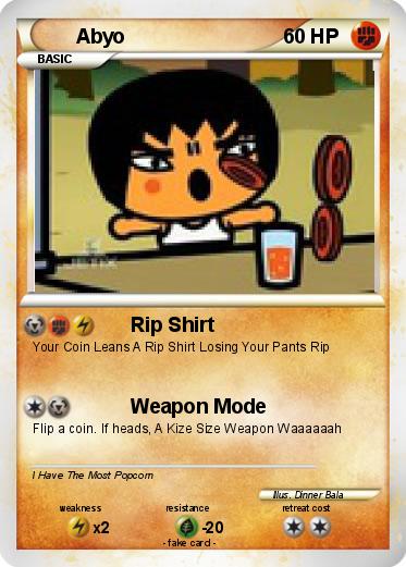Pokémon Abyo 6 6 - Rip Shirt - My Pokemon Card