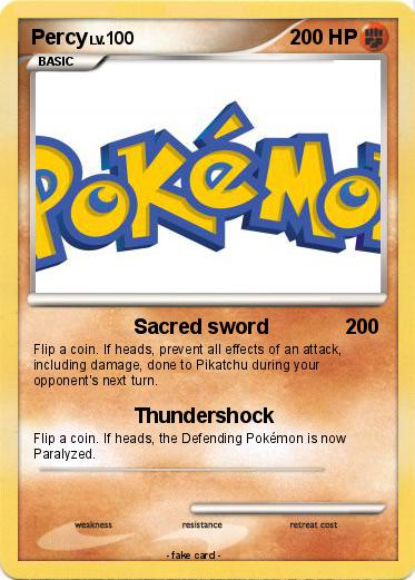 Pokémon Percy 394 394 - Sacred sword - My Pokemon Card
