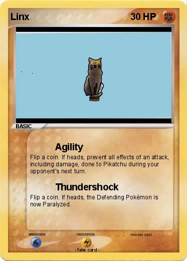 Pokémon Linx 23 23 - Agility - My Pokemon Card