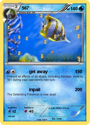Pokémon 567 1 1 - get away - My Pokemon Card