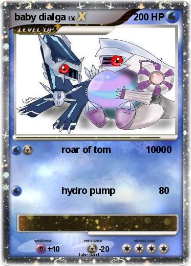 Pokémon baby dialga 32 32 - roar of tom 10000 - My Pokemon Card
