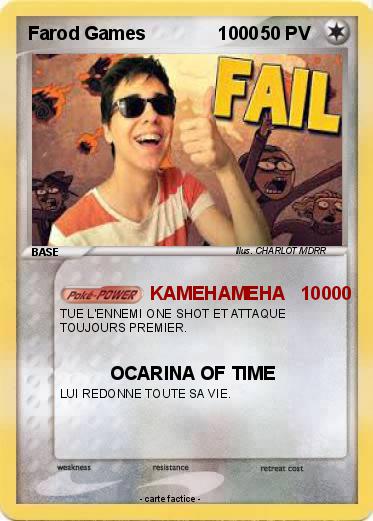 Pokémon Farod Games 1000 1000 - KAMEHAMEHA 10000 - Ma carte Pokémon