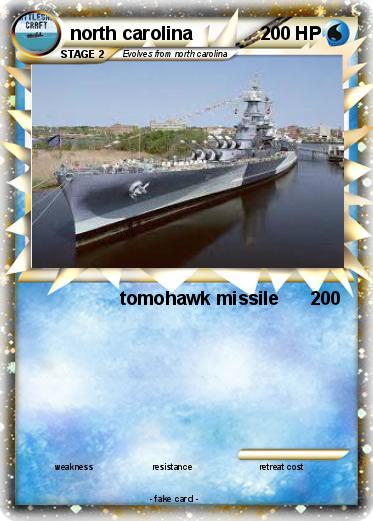Pokémon north carolina - tomohawk missile - My Pokemon Card