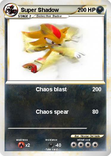 Pokémon Super Shadow 789 789 - Chaos blast - My Pokemon Card