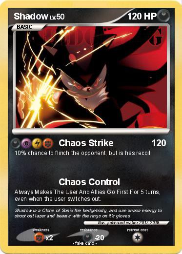 Pokémon Shadow 13106 13106 - Chaos Strike - My Pokemon Card