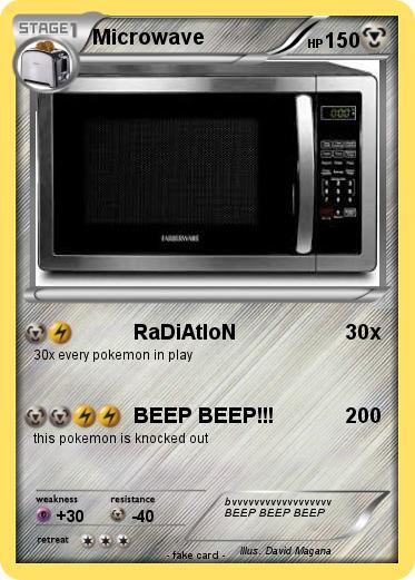 Pokémon Microwave 34 34 - RaDiAtIoN - My Pokemon Card