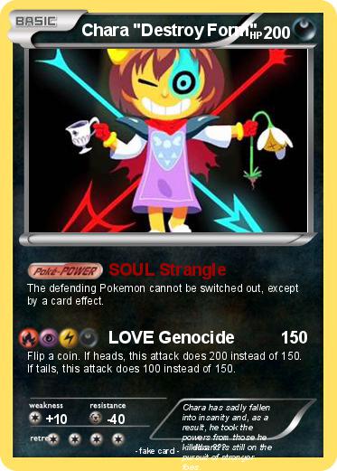 Pokémon Chara Destroy Form - SOUL Strangle - My Pokemon Card
