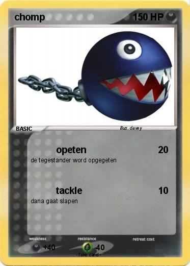 Pokémon chomp 67 67 - opeten - My Pokemon Card