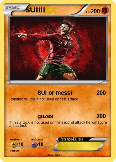 Pokémon SUIIII - SUI or messi - My Pokemon Card