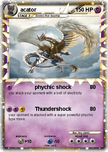 Pokémon acator - phychic shock - My Pokemon Card