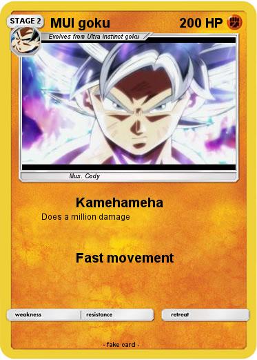 Pokémon MUI goku 7 7 - Kamehameha - My Pokemon Card
