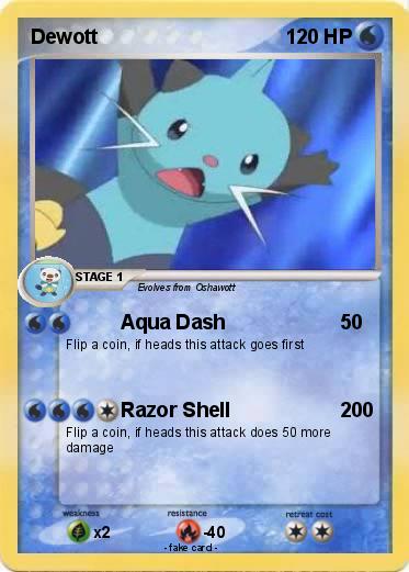 Pokémon Dewott 435 435 - Aqua Dash - My Pokemon Card