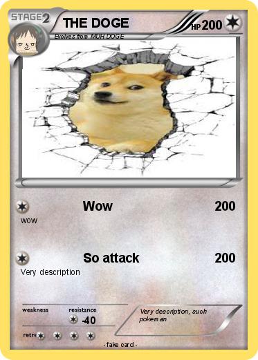 Pokémon THE DOGE 5 5 - Wow - My Pokemon Card
