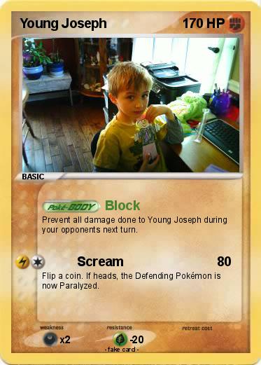 Pokémon Young Joseph - Block - My Pokemon Card
