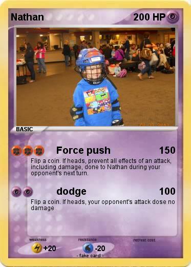 Pokémon Nathan 1271 1271 - Force push - My Pokemon Card