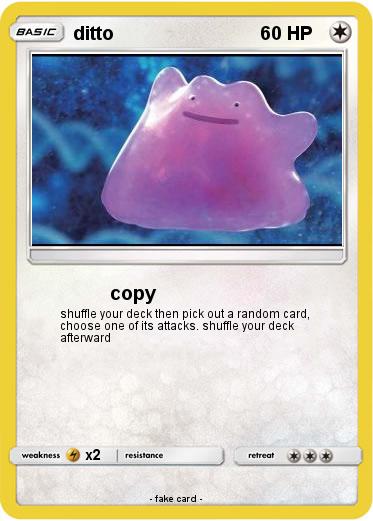 Pokémon ditto 861 861 - copy - My Pokemon Card