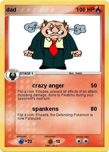 Pokémon dad 782 782 - crazy anger - My Pokemon Card