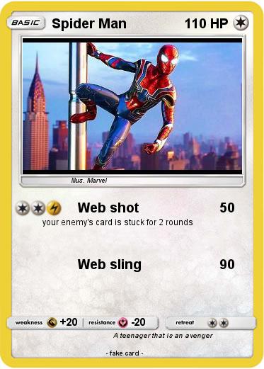 Pokémon Spider Man 1023 1023 - Web shot - My Pokemon Card