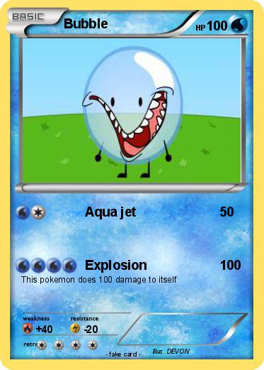 Pokémon Bubble 197Gyx - Aqua jet - My Pokemon Card