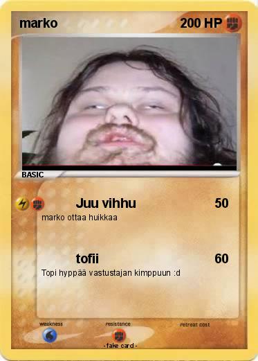 Pokémon marko 26 26 - Juu vihhu - My Pokemon Card