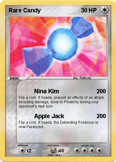 Pokémon Rare Candy 7 7 - Nina Kim - My Pokemon Card