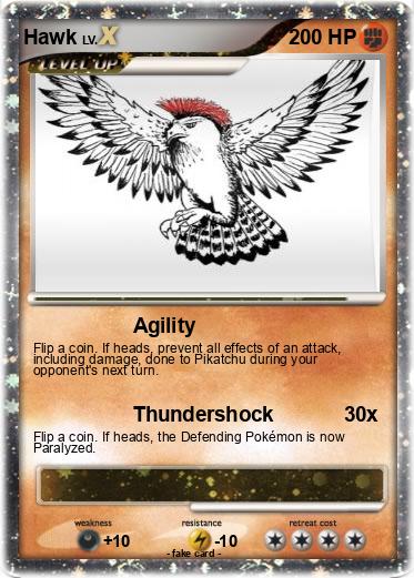 Pokémon Hawk 144 144 - Agility - My Pokemon Card