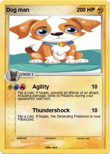 Pokémon Dog man 133 133 - Agility - My Pokemon Card