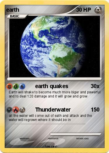 Pokémon earth 765 765 - earth quakes - My Pokemon Card