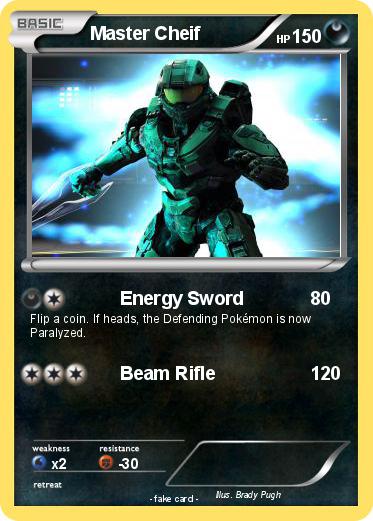 Pokémon Master Cheif 461 461 - Energy Sword - My Pokemon Card
