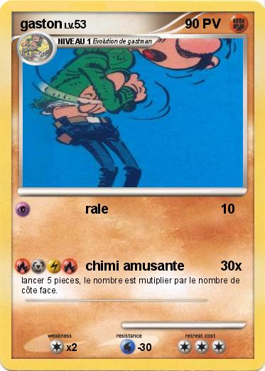 Pokémon gaston 19 19 - rale - Ma carte Pokémon