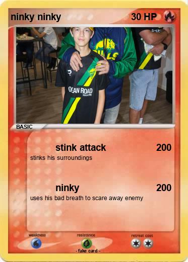 Pokémon ninky ninky - stink attack - My Pokemon Card