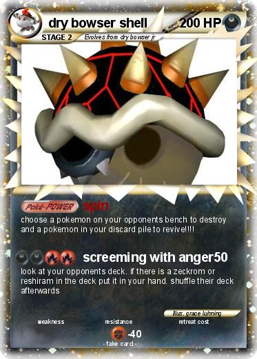Pokémon dry bowser shell - spin - My Pokemon Card
